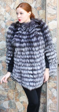 thumb_Silver Fox Cape-2 – MARC KAUFMAN FURS