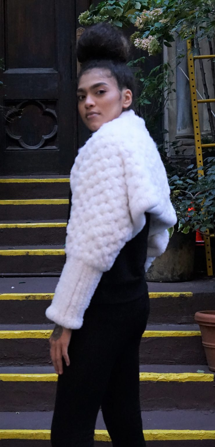 White Rex Rabbit Jacket 9887 – MARC KAUFMAN FURS